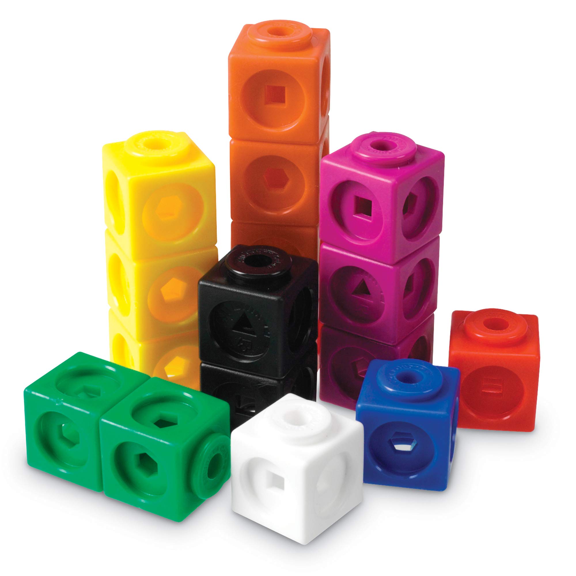 Learning Resources Cubos MathLink – Juego Educativo de 100 Policubos ...