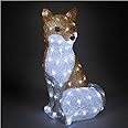 Snowtime 54cm Acrylic Fox With 100 Ice White LEDs : Amazon.co.uk: Home ...