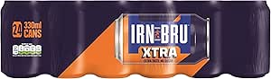 IRN-BRU Xtra Soda, 330 ml, Pack of 24: Amazon.co.uk: Grocery