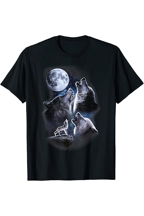 Wolf Moon T Shirt Review Three Wolf Moon Wolf T Shirt The Mountain