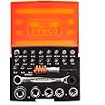 Bahco 2058/S26 Ratchet Socket Bit Set, 26 Pieces : Amazon.co.uk: DIY ...
