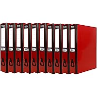 5 x Pukka Foolscap A4 Glossy Box Files with Document Clip & Push Lock ...