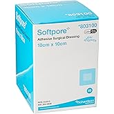 Softpore 6cm x 7cm Wound Dressings Pack of 60 - Adhesive, Ultra ...