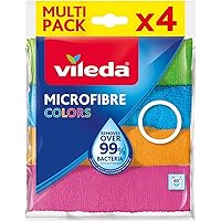 Vileda Microfibre Colors XL - 100% Microfibre Cloth, Absorbent ...