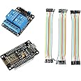 Robotbanao 2-Channel 5V Relay Module With Optocoupler+NodeMCU ESP8266 V3 Lua CH340 WiFi ...