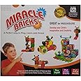 Braintastic 202 Pieces Miracle Bricks Motorized Spinning Gear Building ...