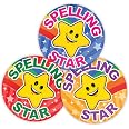 Stone Melon School Reward Stickers 144 Well Done Spelling Star Stickers ...