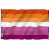 ANLEY Fly Breeze 3x5 Foot Bi Pride Flag - Vivid Color and UV Fade Resistant - Canvas Header and ...