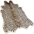 Leopard Area Rug Animals Printed Hide Mats Faux Fur Cowhide Skin Carpet ...