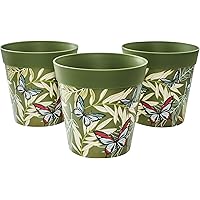 Hum Flowerpots, 22cm Set of 3, Various Patterns Colours and Sizes ...
