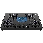 Beyond Appliances Altair 4 Burner Smart Glass Hobtop Gas Stove | Auto ...