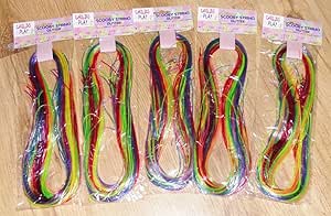 5 x PACKS GLITTER SCOOBIES SCOOBY STRINGS: Amazon.co.uk: Toys & Games