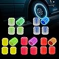 RYHHH 20 PCS Universal Tyre Valve Caps, ABS Material, Green, Yellow ...