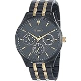 Titan Regalia Opulent LII Quartz Multifunction Teal Green Dial Two ...