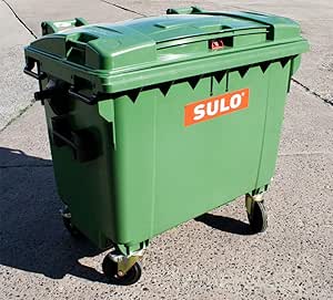 Original Sulo Bin Waste Bin Bin Waste Container 660L New Green: Amazon ...