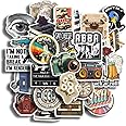 28Pcs Vintage Vinyl Stickers - Waterproof and Residue-Free for Laptops ...