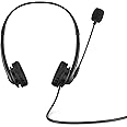 Hp Stereo 3.5Mm G2 Wired Over Ear Headphones with Vegan Leather Earcups ...