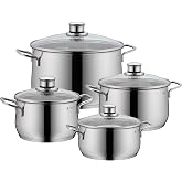 WMF Diadem Plus Topfset Induktion 5-teilig, Kochtopf Set mit Glasdeckel ...