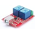 REES52 2 Channel 5V HID Driverless USB Relay USB Control Switch ...