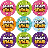 144 Cute Ballet Animals Praise Words Reward Stickers For Children ...