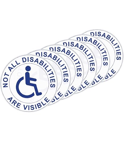 Not All Disabilities Are Visible Sticker Set Dftba 1 X D64 Sticker Not
