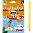 BIC Kids Evolution Triangle ECOlutions Colouring Pencils - Assorted ...