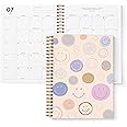 Bright Day Calendars 2024-2025 Smiley Face Small Weekly Agenda Academic ...
