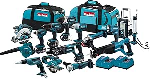MAKITA LXT1500 18 Volt LXT Lithium-Ion Cordless 15-Piece Combo Kit : Amazon.co.uk: DIY & Tools