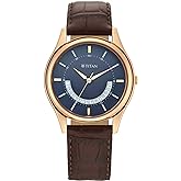 Titan Quartz Analog Blue Dial Leather Strap Watch for Men-NP1802WL01 ...