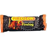 FIREGLOW The Instant Lighting Firelog 700g Burns for up to 90 Minutes ...