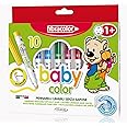 FIBRACOLOR Baby Color Markers - Pack of 10 Colours, Superwashable with ...