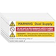 iSigns Warning Signs (Dual Supply Notice), Pack of 10 Dual Supply ...