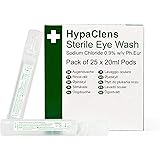 Lewis-Plast Premium 20ml Saline Eye Wash Pods Box of 25 - Contains ...