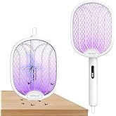 COSTAR Mosquito Bat with UV Light, Foldable Mosquito Racket ...