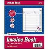 Adams Spiral Invoice Book, 8 1/2 x 7 1/4 Inches, 2-Part, Carbonless ...