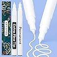 ARTISTRO White Permanent Marker - Set of 2 White Paint Pen, Oil Based ...