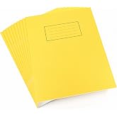 Hamelin A5 Exercise Books, 48 Pages, Yellow, Pack of 10 for School, 8 ...