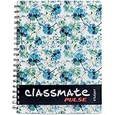 Classmate Pulse 6 Subject Notebook - Unruled, 300 Pages, Spiral Binding ...