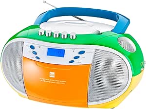 Dual P 68-1 Bunt Portable Boombox (MP3 CD-Player, Kassette, UKW/MW ...