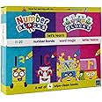Numberblocks and Alphablocks: Let's Learn Numbers & Letters Wipe-Clean 4 Books & Pens Set ...