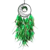 Donko Blue Dream Catcher Wall Decor Crystal Tree of Life Dream Catchers ...