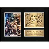 Memorabilia Game Of Thrones Full Cast Signed Autograph Signature A4 ...
