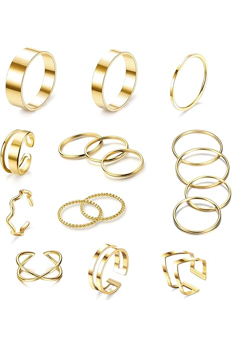 Eenvoudige Ringen Voor Vrouwen Vrouwen Duim Ringen Brief Zilveren