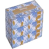 Kleenex® 2 ply Facial Tissue Flat Box, 60 Packs, 100 Pulls/Pack (Total 6,000 Sheets) (01033A ...
