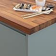 domli Solid Iroko Kitchen Worktop | 3000mm x 620mm x 40mm | Premium ...