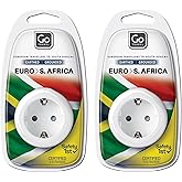 Go Travel Certified EU-SA Travel Adaptor: Earthed, Reliable and Tough ...