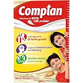 Complan Nutrition Drink Powder for Children, Kesar Badam Flavour, 500 g ...