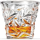 PrimeWorld Twist European Crystal Whiskey Glasses Set Of 6 Pcs- Bar ...