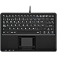 Perixx PERIBOARD-510H Plus - Teclado USB con Cable y touchad Multi ...