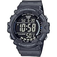 Casio Youth-Digital Black Dial Men's Watch-W-96H-1BVDF (D054) : Amazon.in: Watches